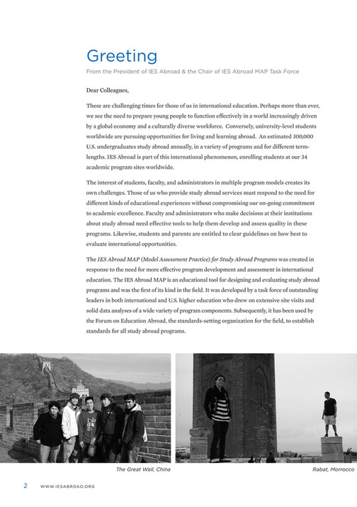 IES Abroad - IES Programs MAP - 2020 - Page 4-5