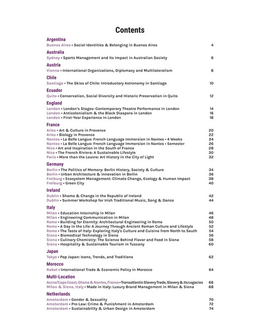 IES Abroad - Customizable Global Pathways - Page 2-3