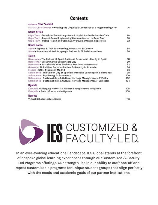 IES Abroad - Customizable Global Pathways - Page 2-3