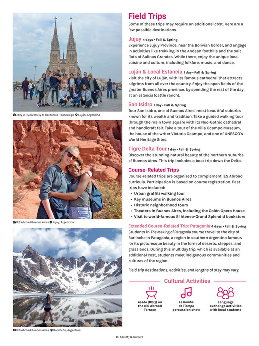 IES Abroad - Study & Intern Abroad in South America - Page 8-9